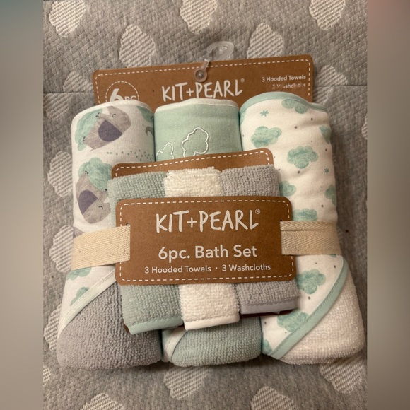 kit+pearl | Bath, Skin & Hair | 6 Piece Baby Bath Set | Poshmark